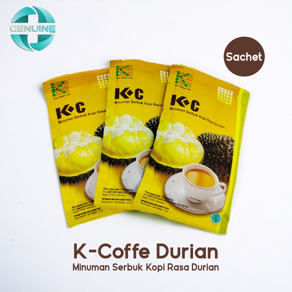 Jual K - Coffee Durian Sachet | Kopi Durian K Link Sachet ORIGINAL | K ...