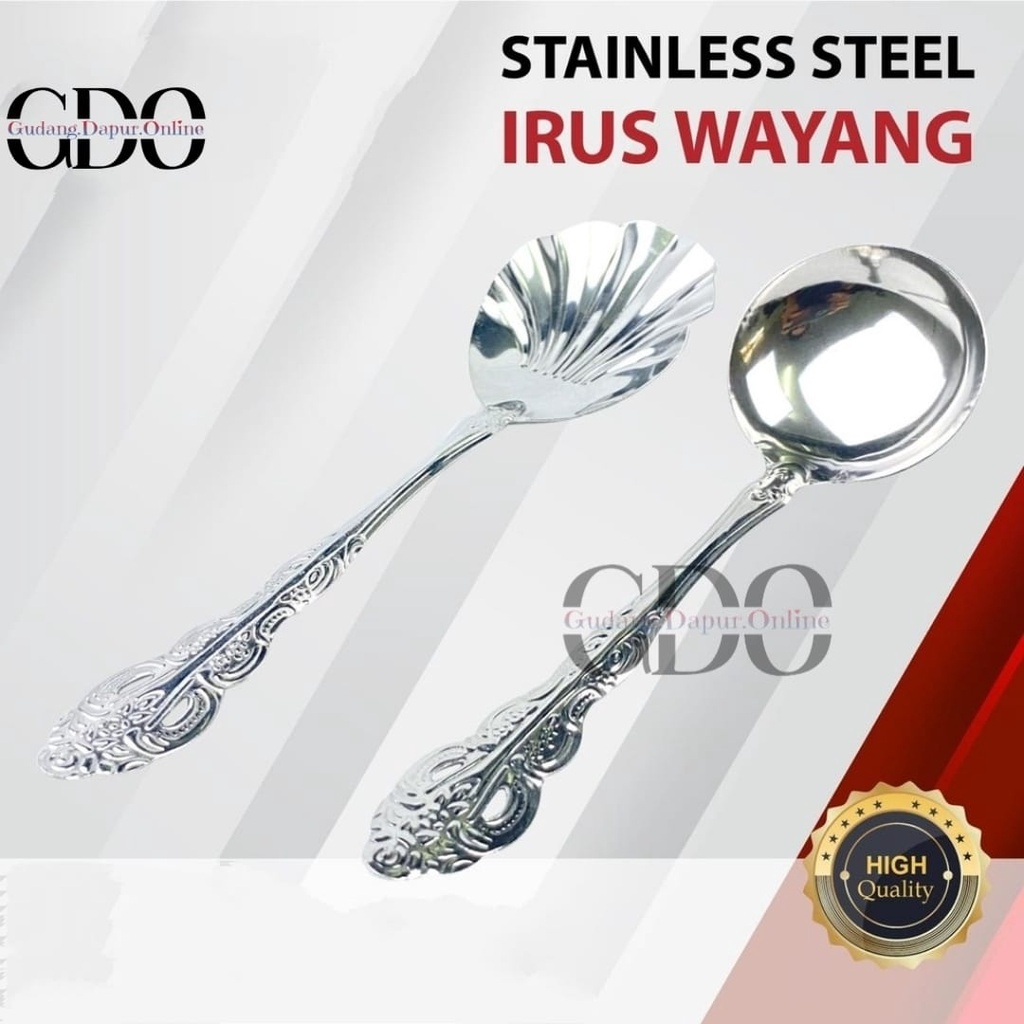 Jual Sendok Sayur / Irus Centong Saji Prasmanan Stainless | Shopee ...