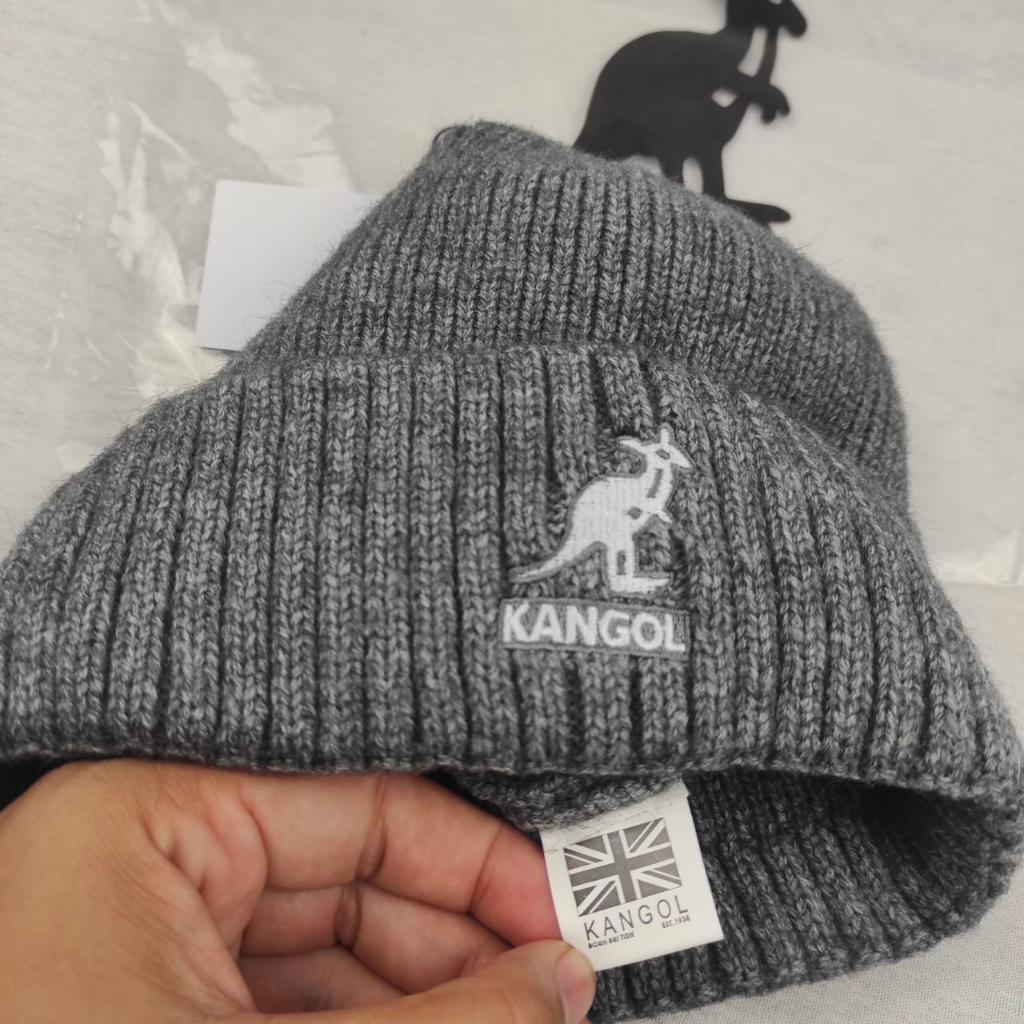 Jual K-197 Topi Kupluk / Short Beanie Kangol Grey | Shopee Indonesia