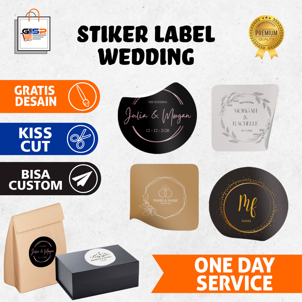 Jual STIKER | STICKER | STIKER WEDDING | STIKER LABEL WEDDING | STIKER ...
