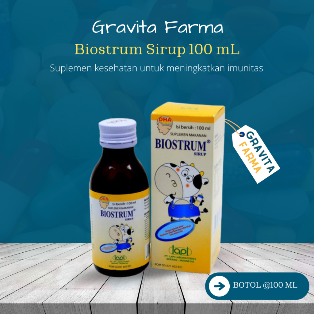 Jual Biostrum Sirup 100 mL - Colostrum | Shopee Indonesia