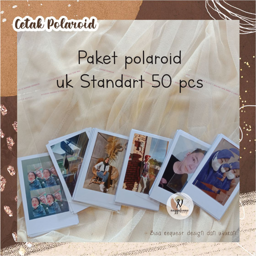 Jual Paket Polaroid ukuran standart / foto polaroid /polaroid custom ...
