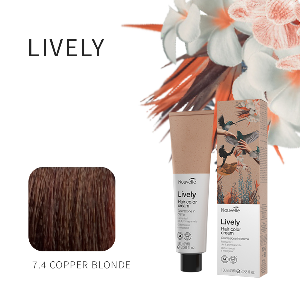 Jual LIVELY Hair Color Cream 7.4 | Shopee Indonesia