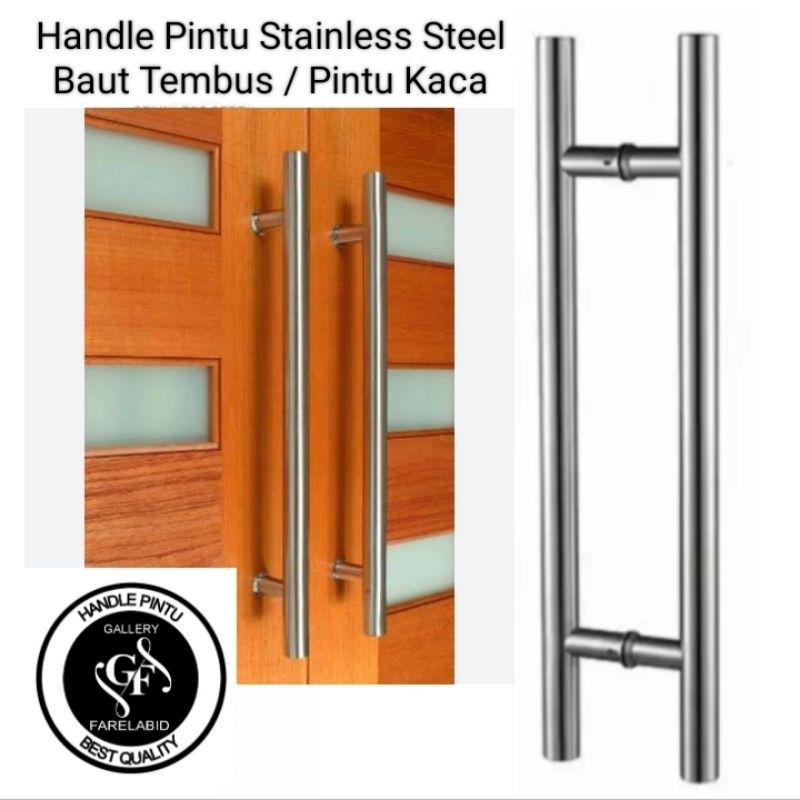 Jual Handle Pintu Kaca 80 Cm Stainless Steel Gagang Pintu Alumunium 60 Cm Pegangan Pintu Rumah ...