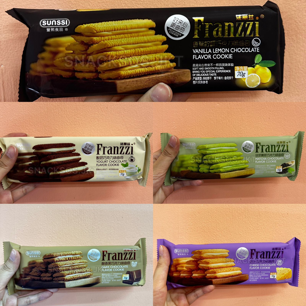 Jual [70gr] SUNSSI FRANZZI YOGURT CHOCOLATE / DARK CHOCOLATE / MATCHA ...