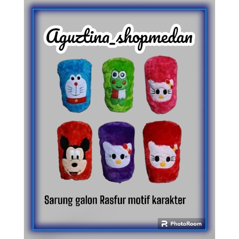 Jual SARUNG GALON DISPENSER RASFUR/COVER GALON HIAS KARAKTER LUCU TANPA ...