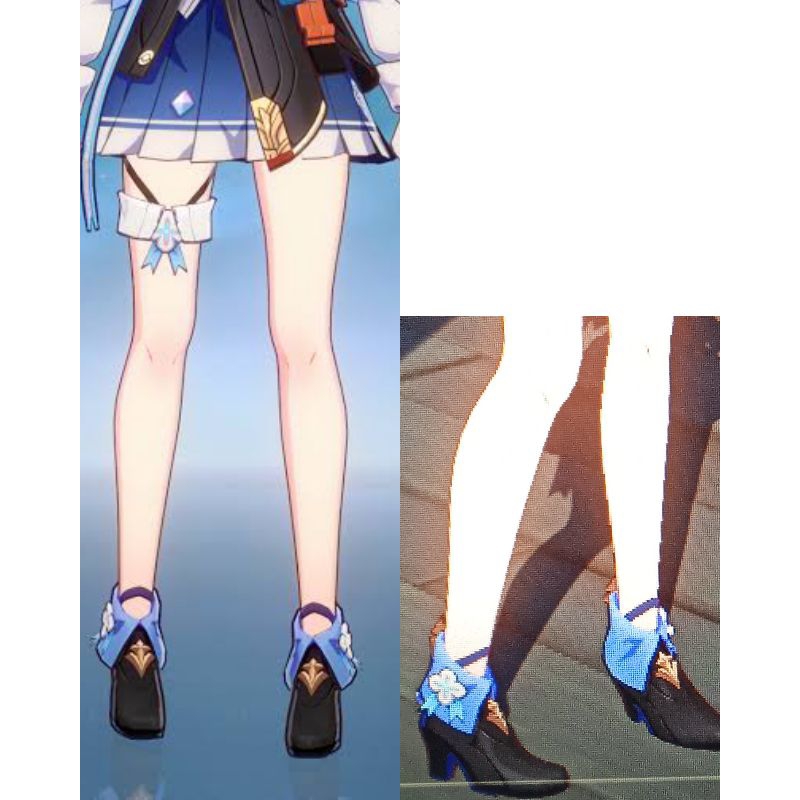 Jual Sepatu cosplay March 7th seventh Honkai Star Rail HSR shoes boots ...