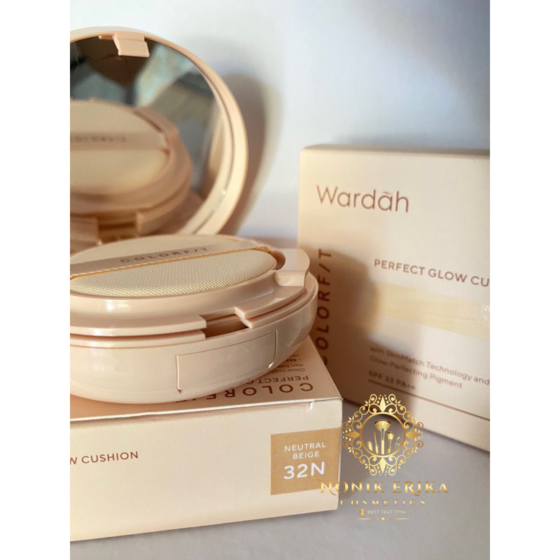 Jual Wardah Colorfit Perfect Glow Cushion 32N Neutral Beige (Exp:2026 ...