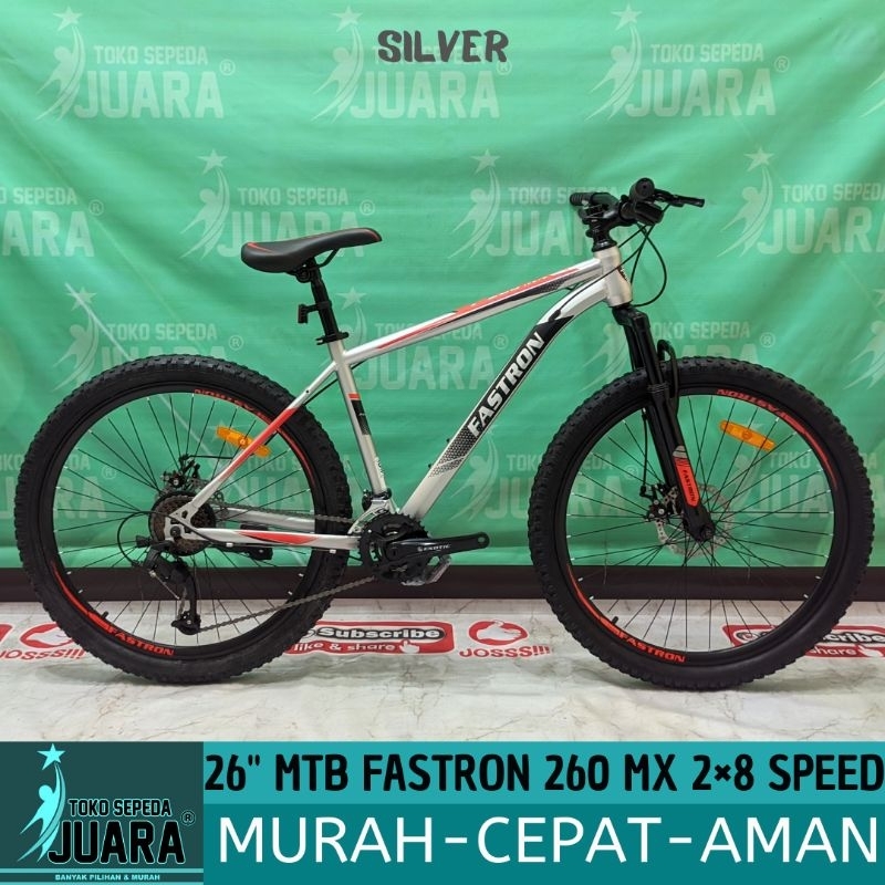 Jual SEPEDA GUNUNG FASTRON F 260 MX 2×8 SPEED MTB 26 INCH (SOLO RAYA ...