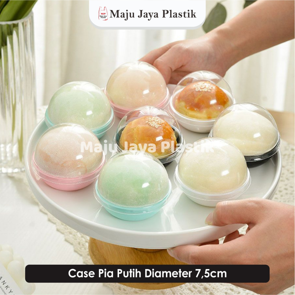Jual MIKA MOONCAKE BULAT PIA CASE MIKA MOCHI CUPCAKE PUDING Mini EGG YOLK PUFF BULAT WARNA ...