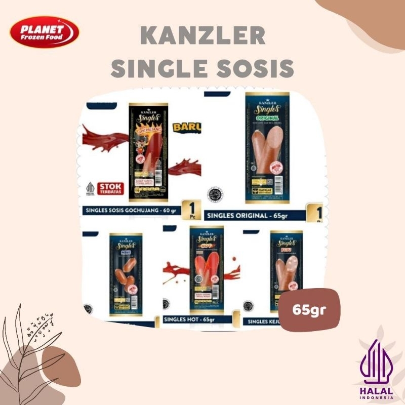 Jual SOSIS KANZLER SINGLES 65gr SOSIS ANAK SOSIS ENAK SOSIS Praktis ...