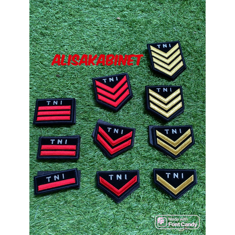 Jual Pangkat PDU PRADA Sampai SERMA Jatah TNI AD | Shopee Indonesia