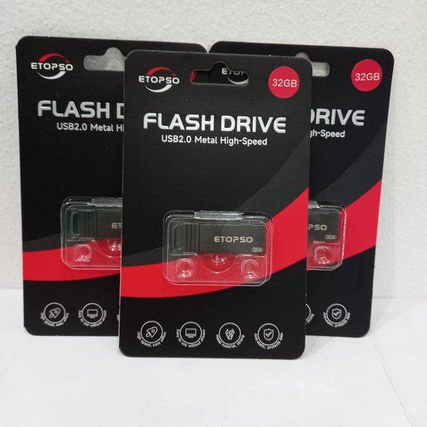 Jual FLASHDISK FLASH DRIVE ETOPSO 8GB/16GB/32GB USB 2.0 METALCASE ...
