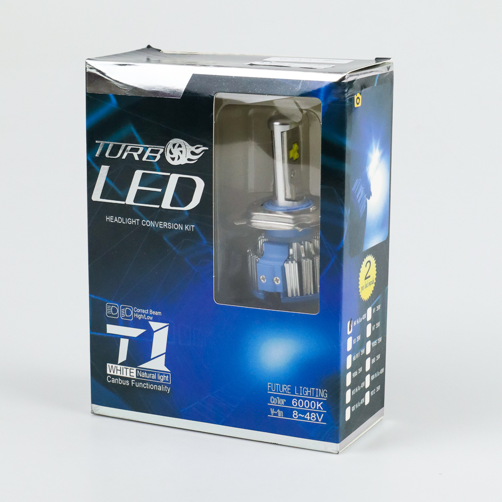 Jual Turbo LED H4 Super Bright - Lampu Depan Mobil Headlamp LED SMD H4 ...