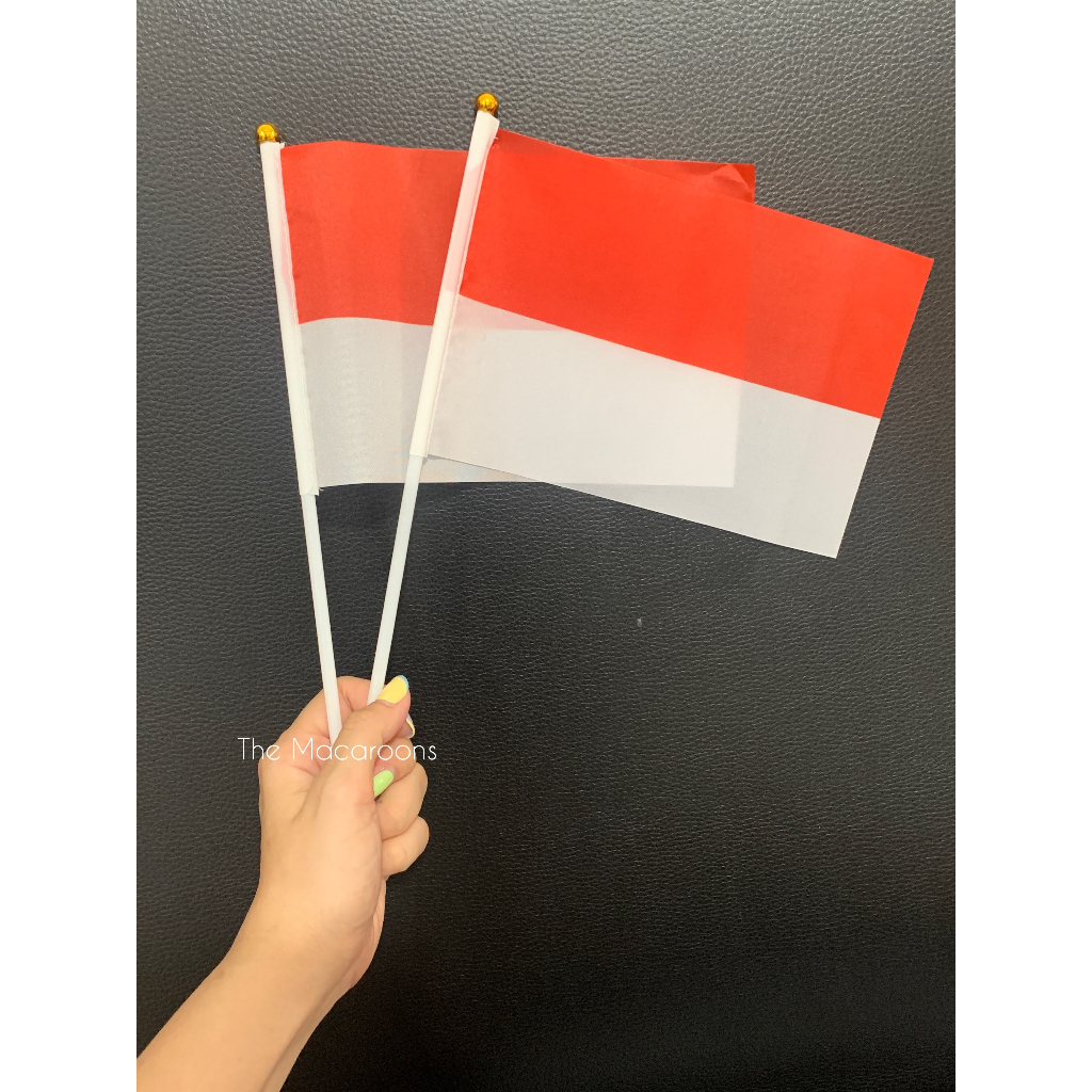 Jual Bendera Meja Kain Merah Putih / Hiasan Kantor Tongkat Bendera ...