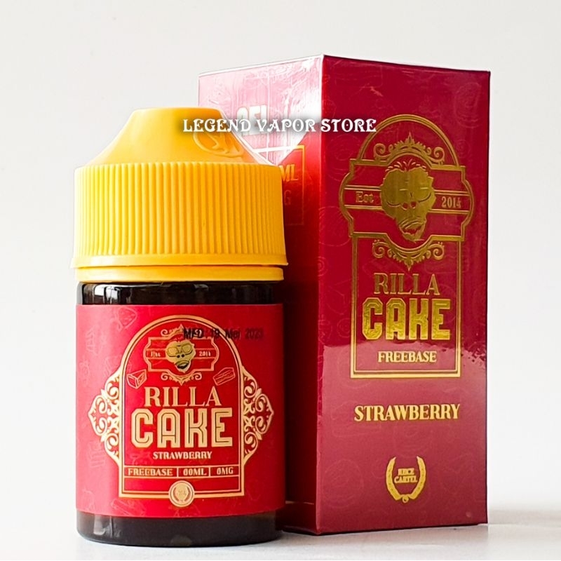 Jual FREEBASE - LIQUID RILLA CAKE V2 Strawberry Poundcake 60ML 3MG 6MG ...