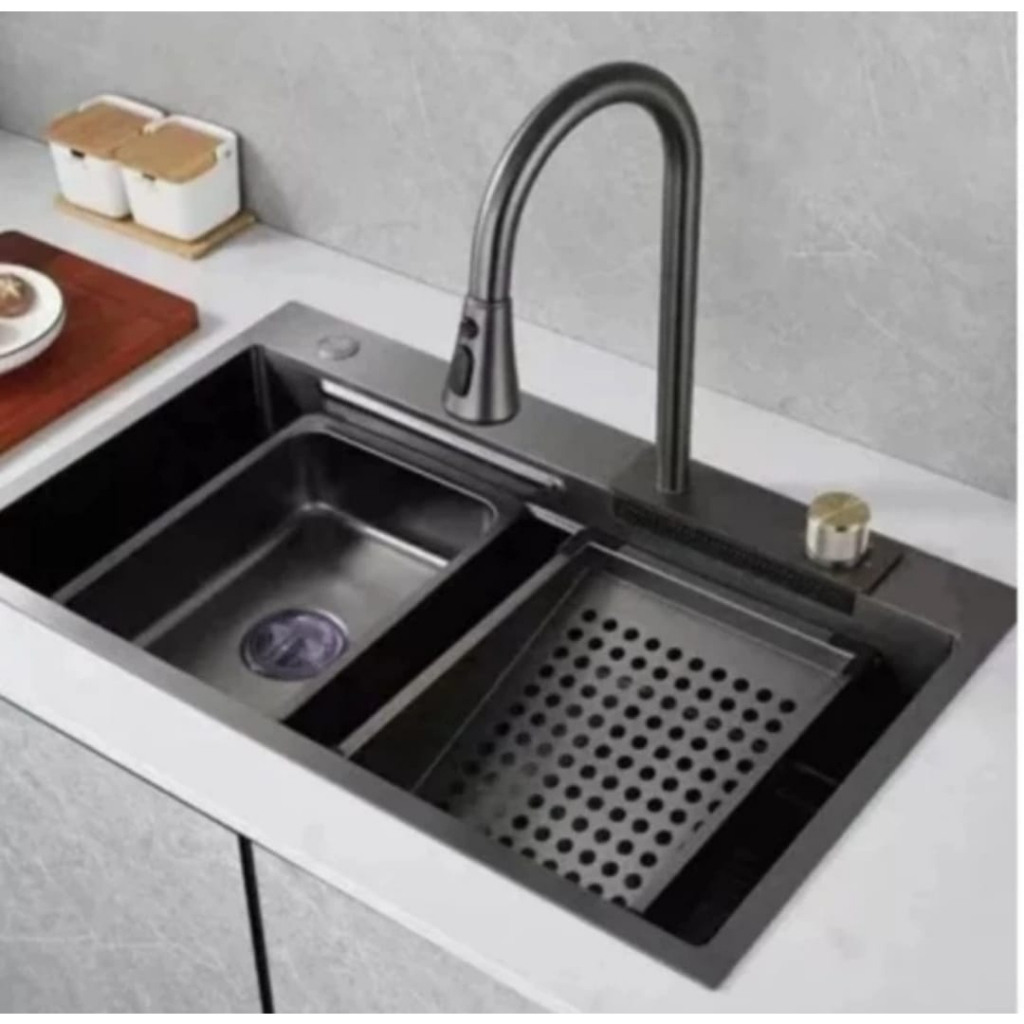 Jual Kitchen SInk / Bak Cuci Piring Luxury Modern Design Complete set ...