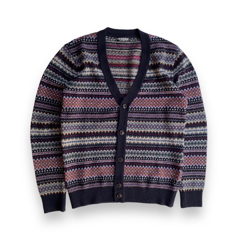 Jual KNITWEAR CARDIGAN VINTAGE 3D PATTERN/SWEATER RAJUT/SWEATER MOTIF ...