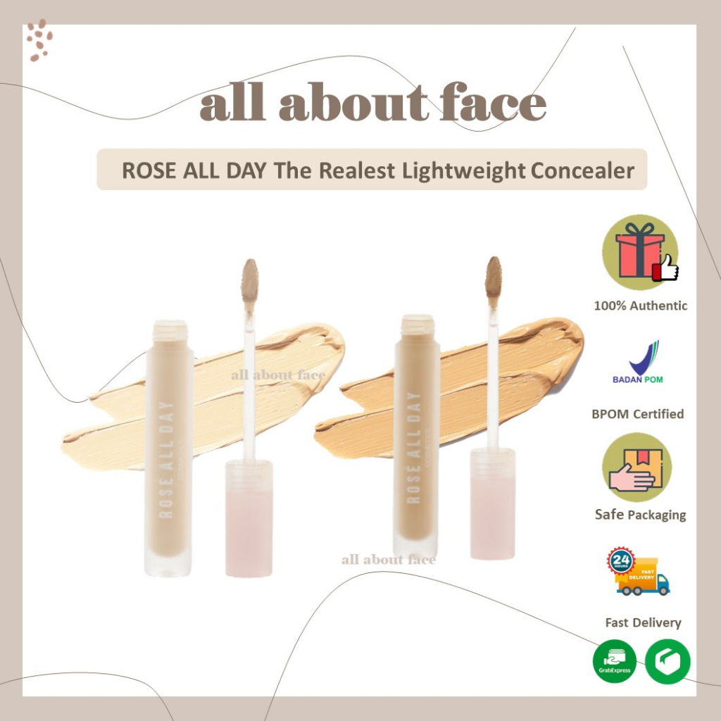 Jual ROSE ALL DAY The Realest Lightweight Concealer Mini ORIGINAL ...