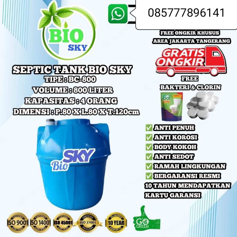 Jual sepiteng, septictank , biotech, septictank biogift 800l | Shopee ...