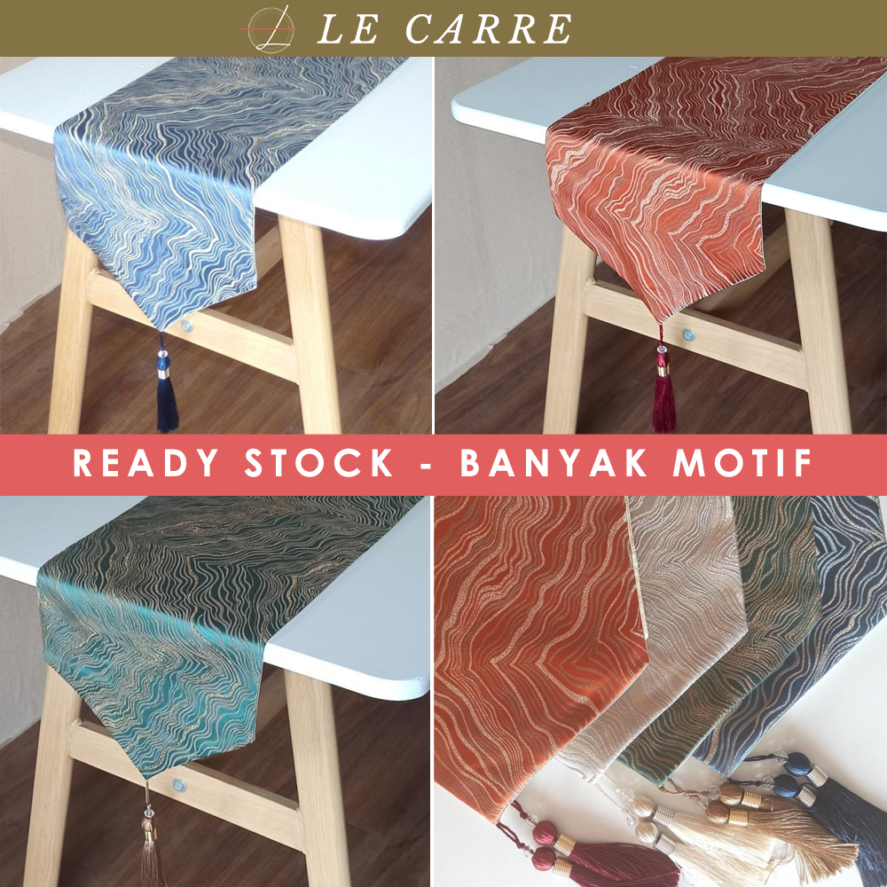 Jual Elegant Nordic Table Runner / Taplak Meja Tamu Meja Makan Buffet ...