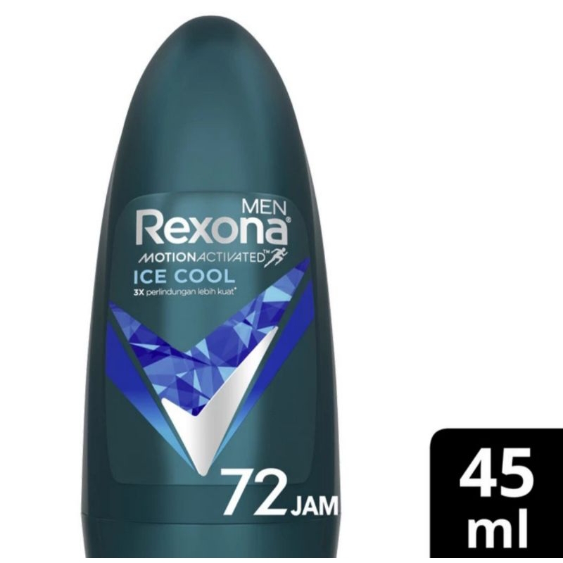 Jual REXONA MEN ANTI-PERSPIRANT DEODORANT ROLL ON PRIA ICE COOL, FRESH LIME COOL - 45 ML ...