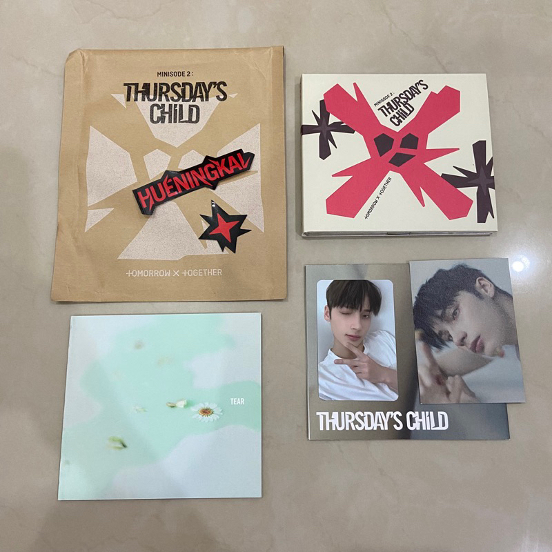Jual FULLSET ALBUM TXT Minisode 2: Thursday’s Child Tear ver. pc SOOBIN ...