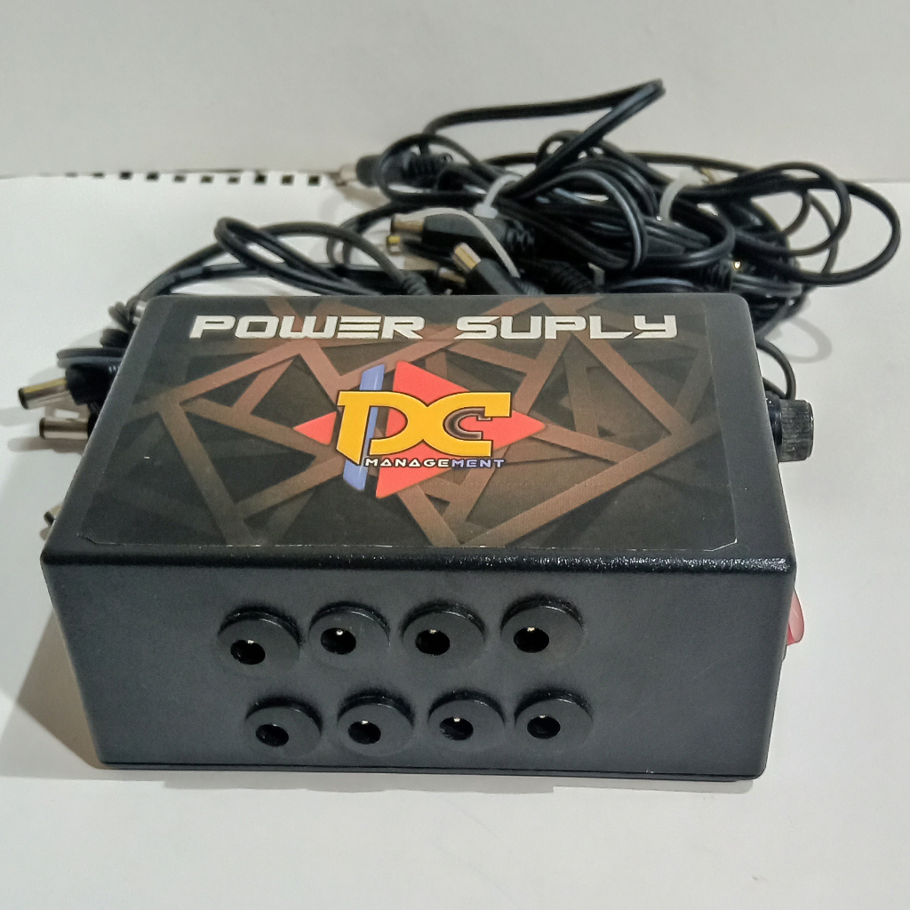 Jual Adaptor Efek Gitar 8 chanel Power supply DCTank Avtpedals 9v ...