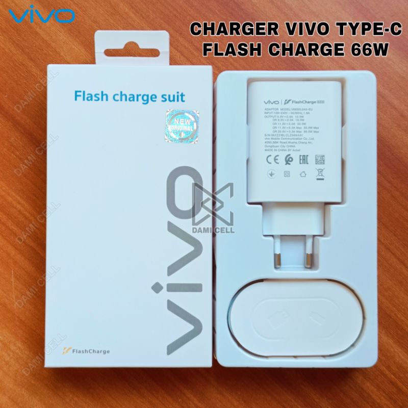 Jual Charger Vivo USB Type C Flash Charge 66W Original 100% | Shopee ...