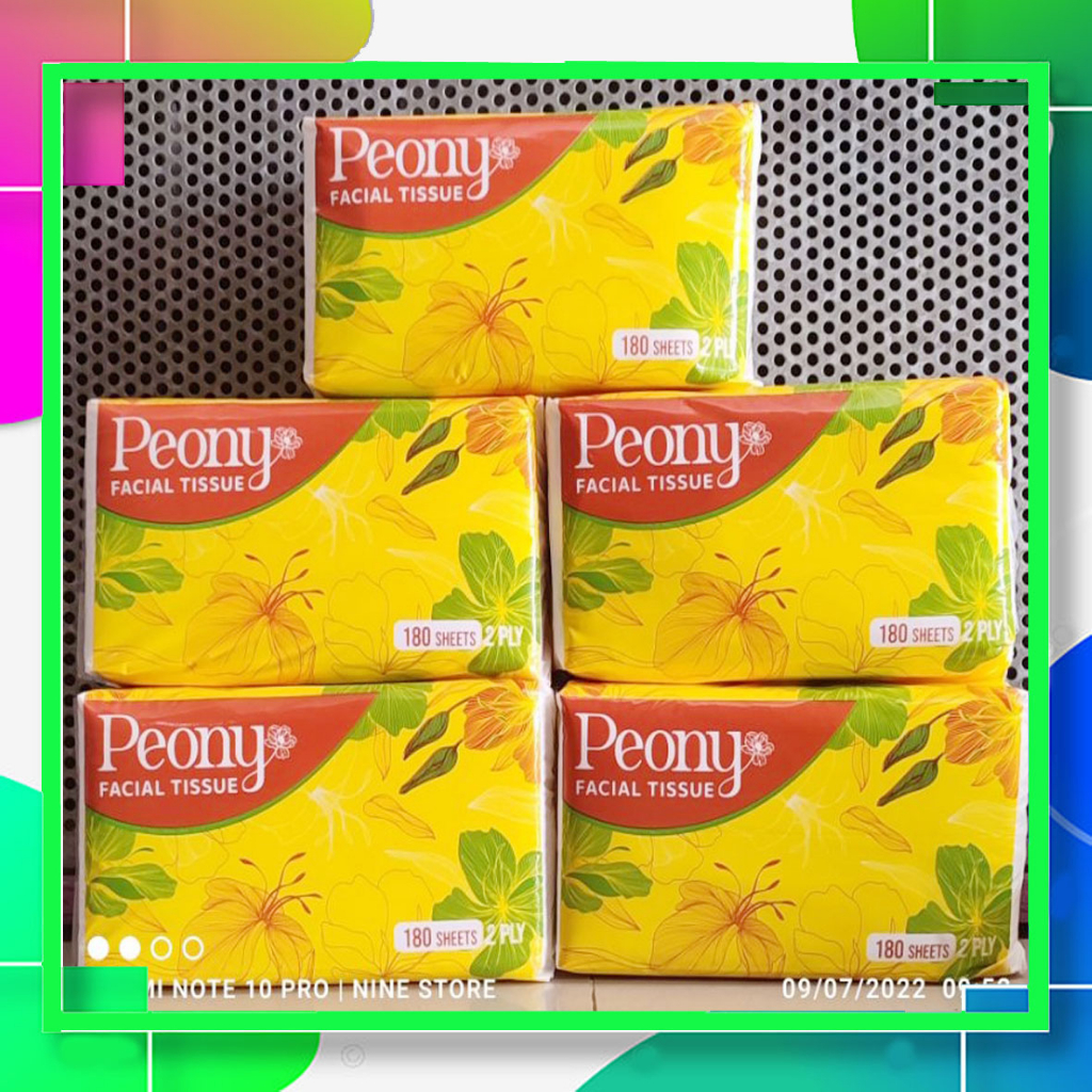 Jual Tissue Peony & Fusia 180 Sheets Halus Lembut | Shopee Indonesia