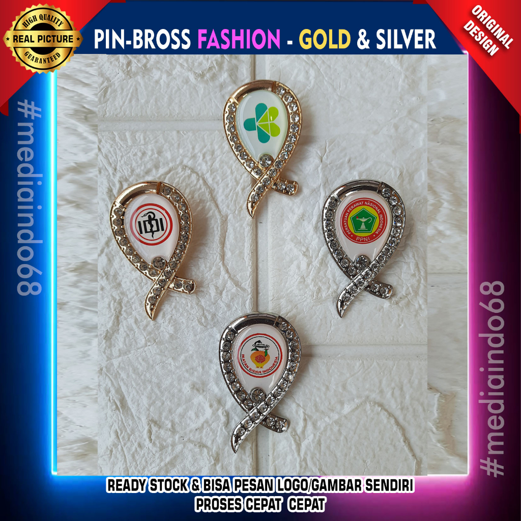 Jual Bross-Pin Fashion Logo Kemenkes-PPNI-IDI-IBI | Shopee Indonesia