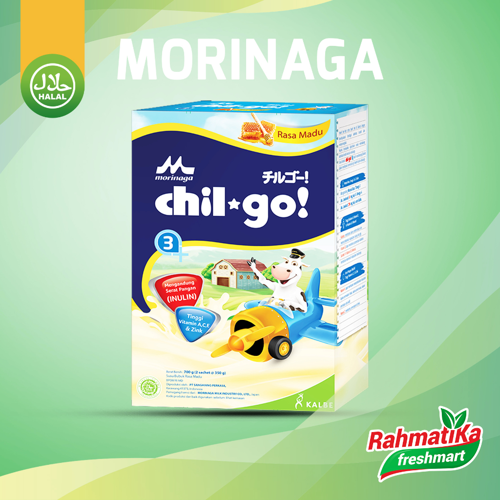 Jual Morinaga Chil Go 3+ Susu Bubuk Rasa Madu 700g (2 sachet @350g ...