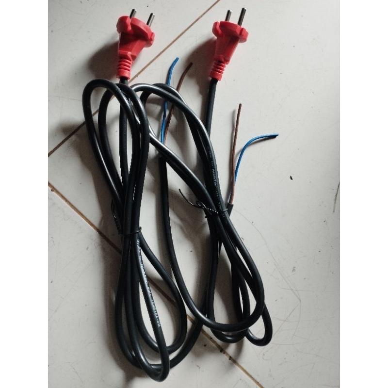 Jual kabel power powertool 2x2mtr/kabel mesin bor,gerinda tangan,mesin ...
