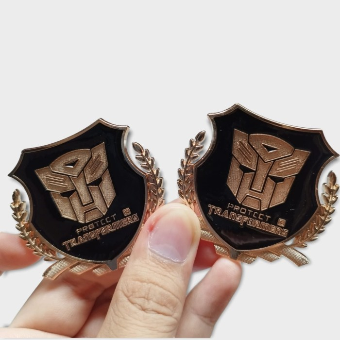 Jual Stiker emblem sticker Transformer optimus prime logo timbul motor ...
