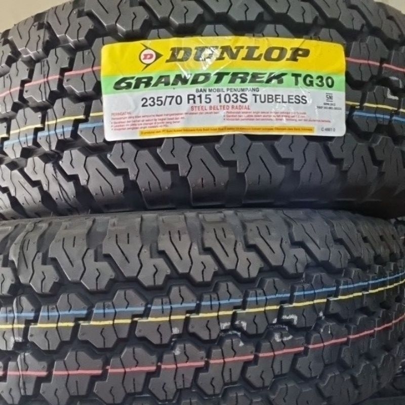 Jual Ban dunlop 235/70R15 grandtrek TG30 panther touring innova ...