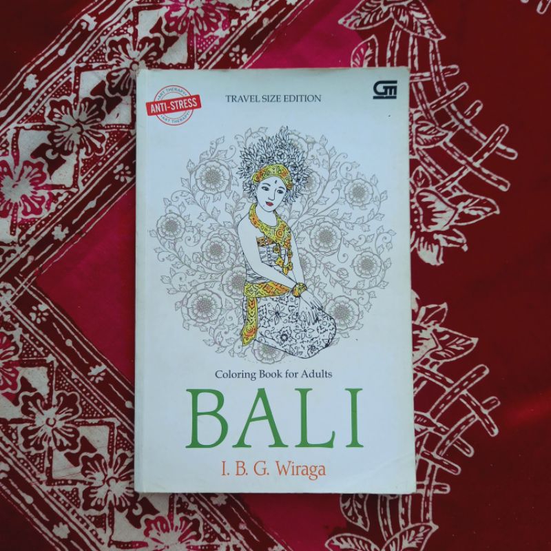 Jual ADULT COLORING BOOK BALI | BUKU MEWARNAI BALI | Shopee Indonesia