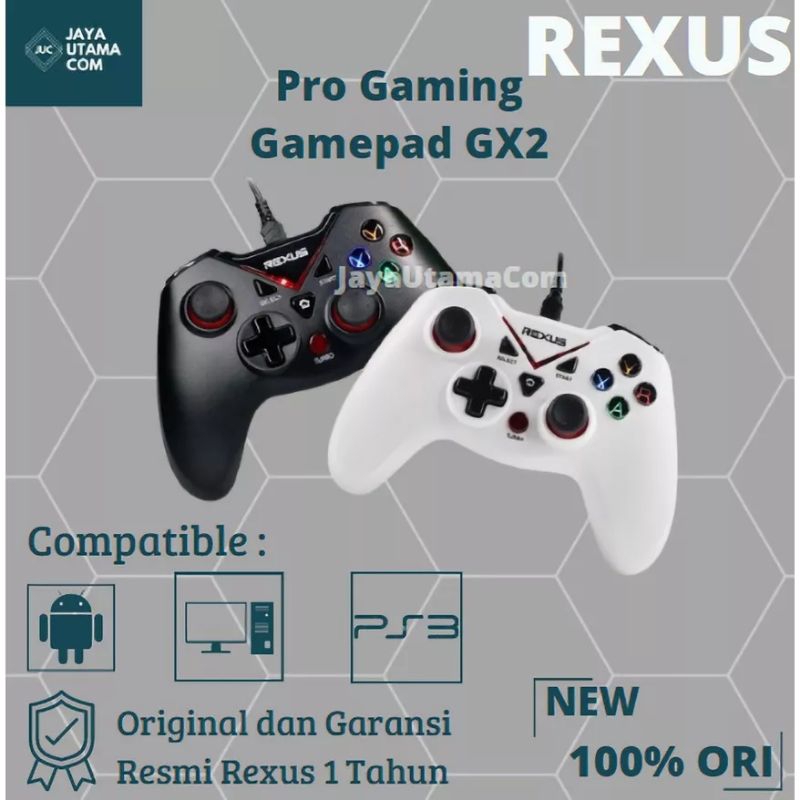 Jual Gamepad stik rexus Pro gaming GX2 | Shopee Indonesia