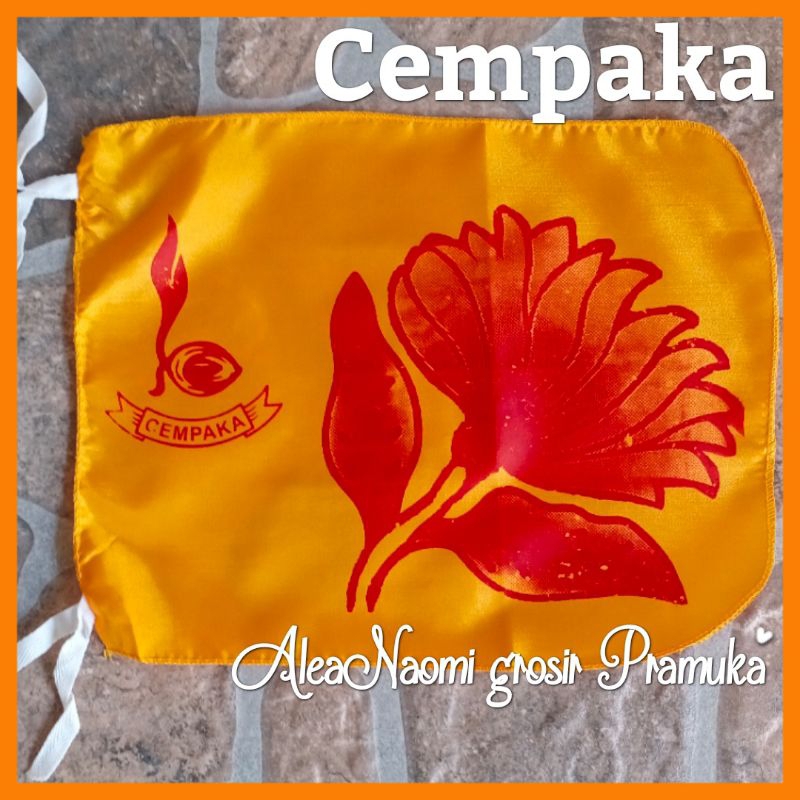 Jual Bendera regu pramuka putri bunga cempaka bendera regu bunga ...