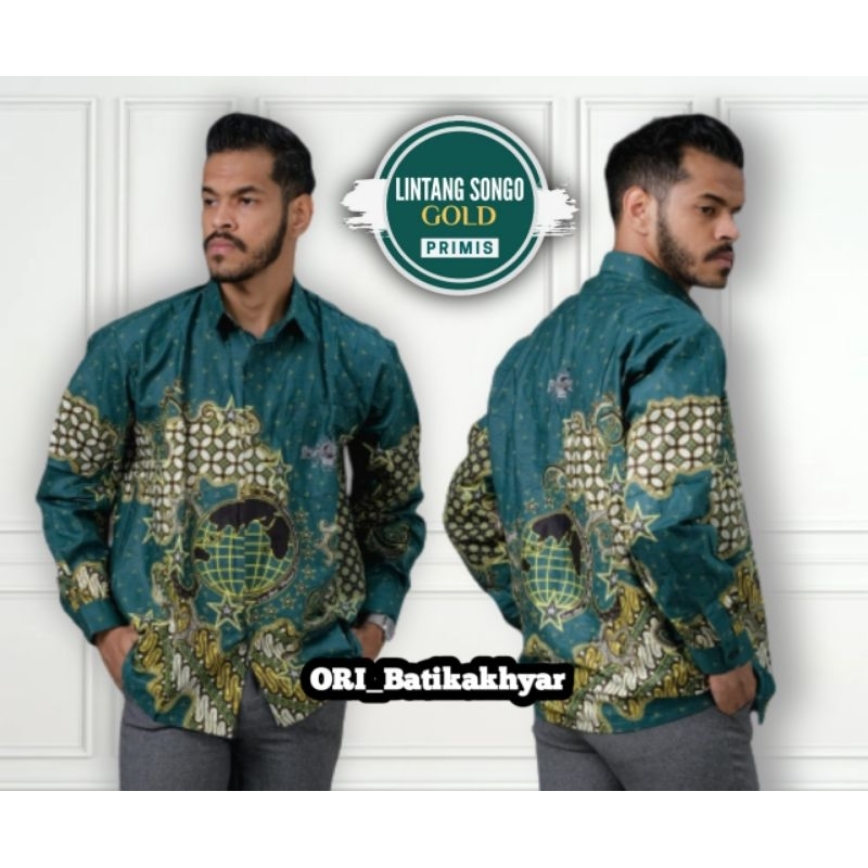 Jual Batik NU Lintang songo batik Urangan, Kemeja batik Nu, batik Nu ...
