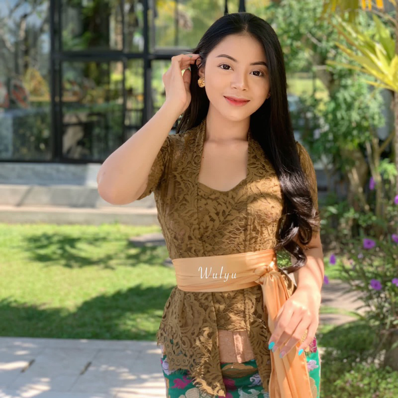 Jual Kebaya jadi bed rempel bahan dari semiprancis premium model tangan ...