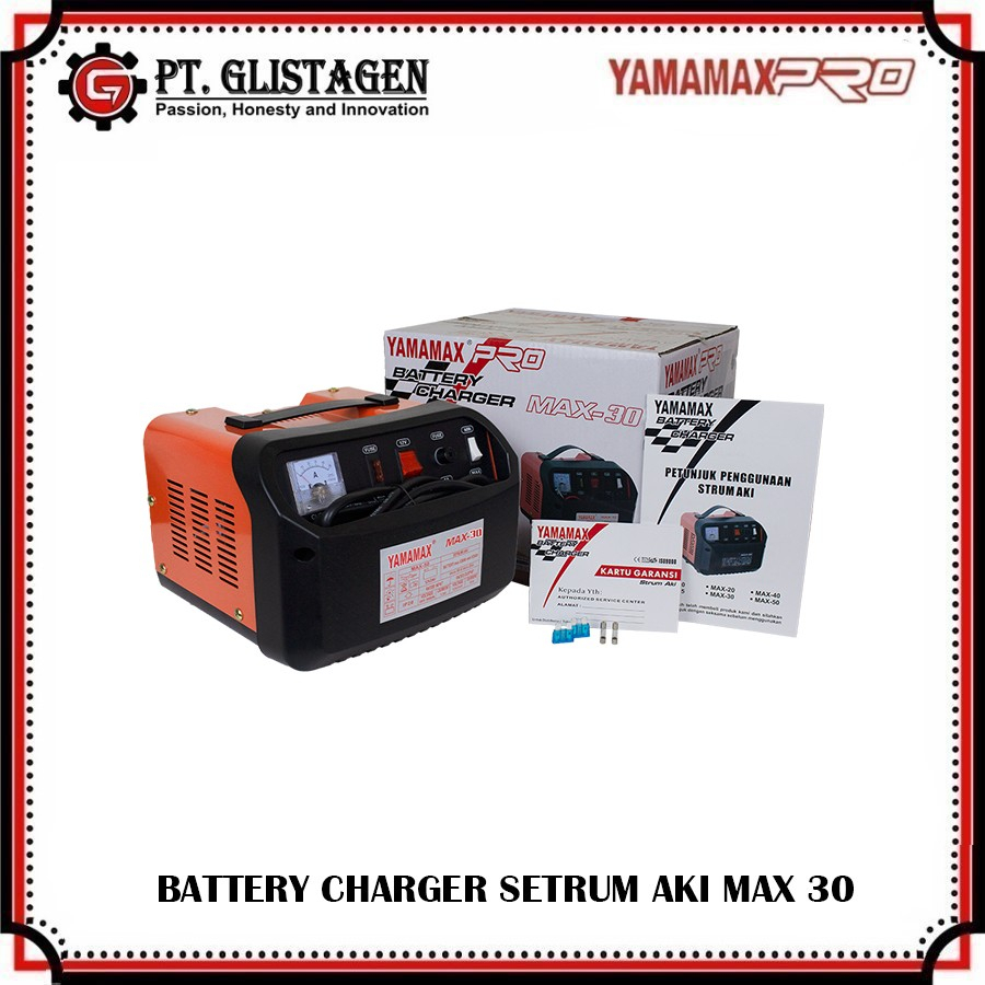 Jual Baterai Charger Setrum Aki 700Watt 12V Max-30 Yamamax | Shopee ...