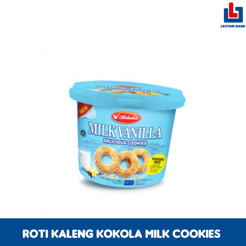 Jual Edisi Lebaran Roti kaleng Kokola Milk Cookies | Shopee Indonesia