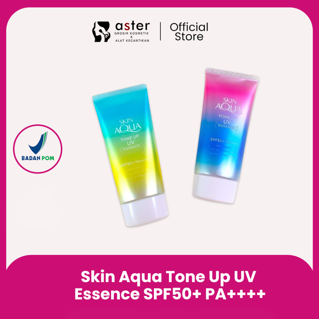 Jual Aster Kosmetik - Skin Aqua Tone Up UV Essence SPF50+ PA++++ | Shopee Indonesia