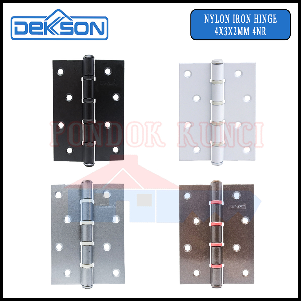 Jual Dekkson 4"x3"x2mm 4NR Nylon Hinge Engsel Kupu Kupu Nilon Dekson ...