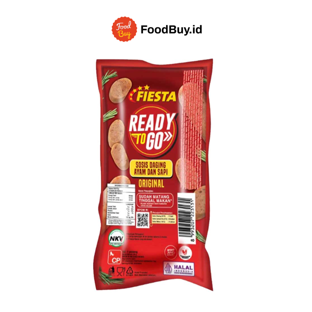Jual Fiesta Ready To Go Sosis Daging Ayam dan Sapi Original 65 gr ...