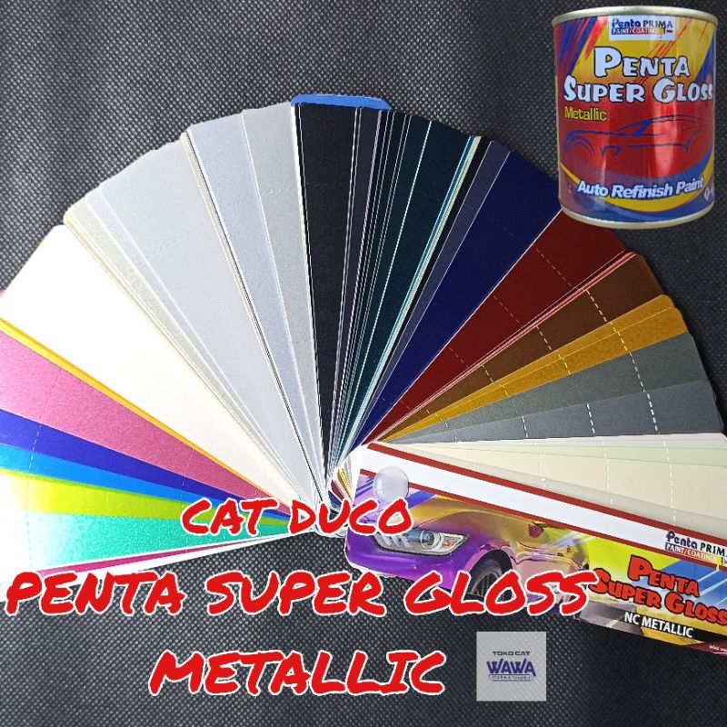 Jual cat duco penta super gloss metallic 1kg/eceran repack | Shopee ...