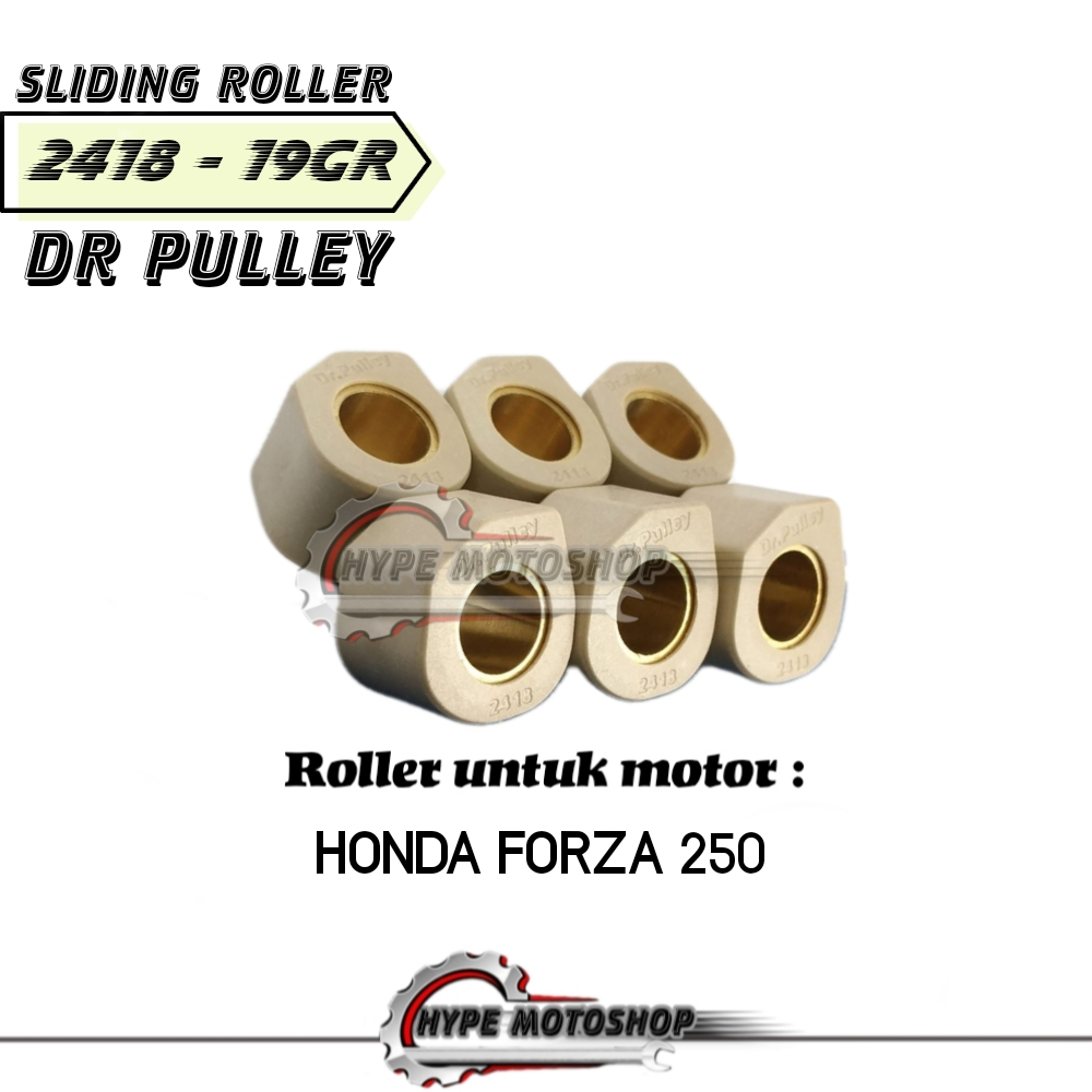 Jual DR PULLEY 2418 SLIDING ROLLER HONDA FORZA 250cc 15gr 17gr 18gr ...