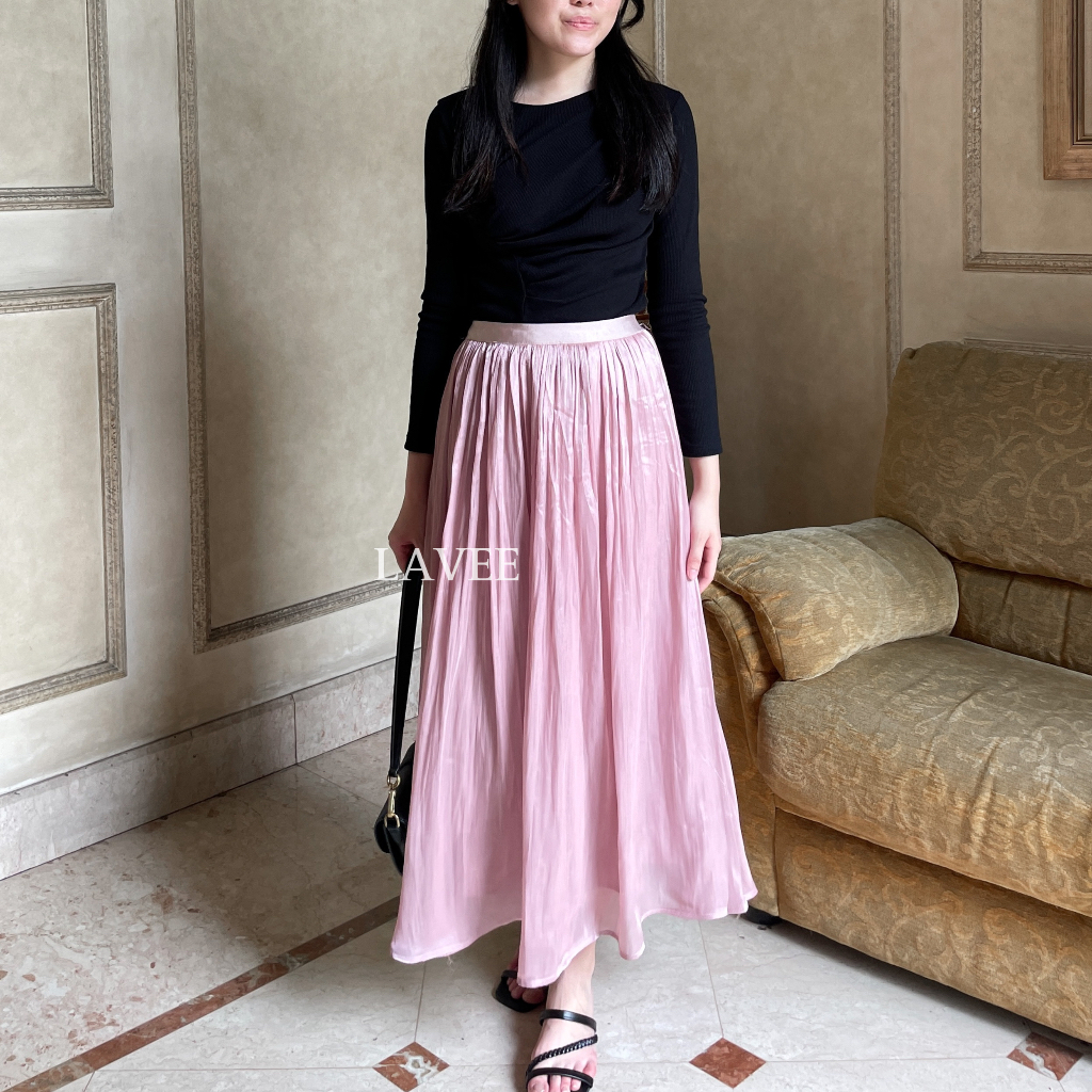 Jual LAVEE - Claudia Shimmer Skirt - LAVEE APPAREL / Rok Shimmer Maxi ...