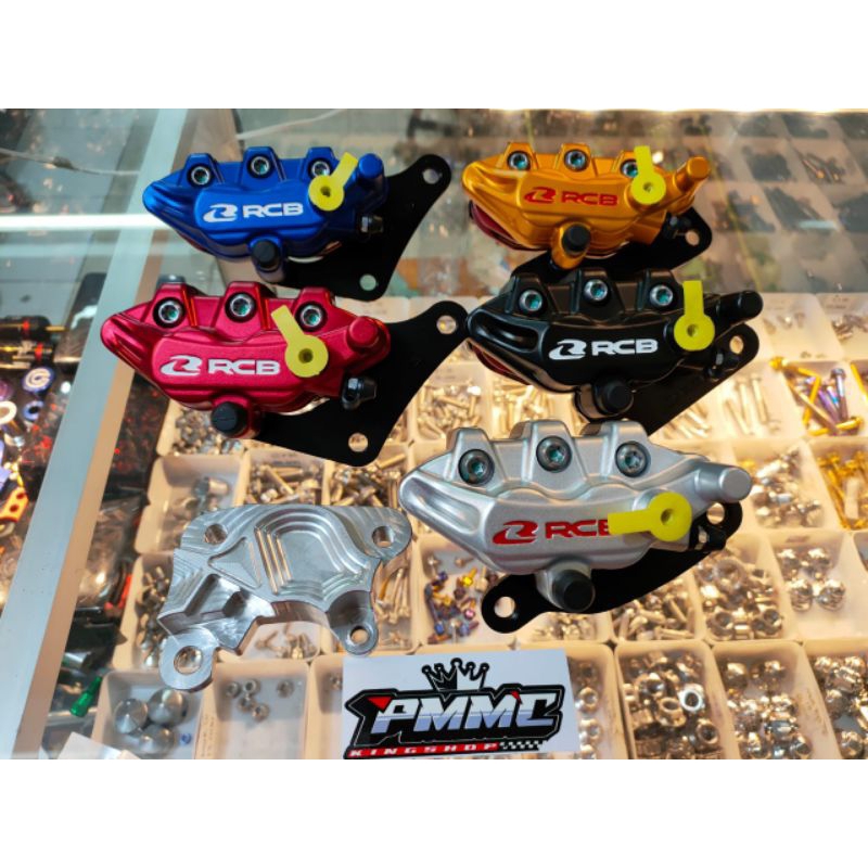 Jual Kaliper RCB SET breket briket PNP shock rxking disc 300mm | Shopee ...