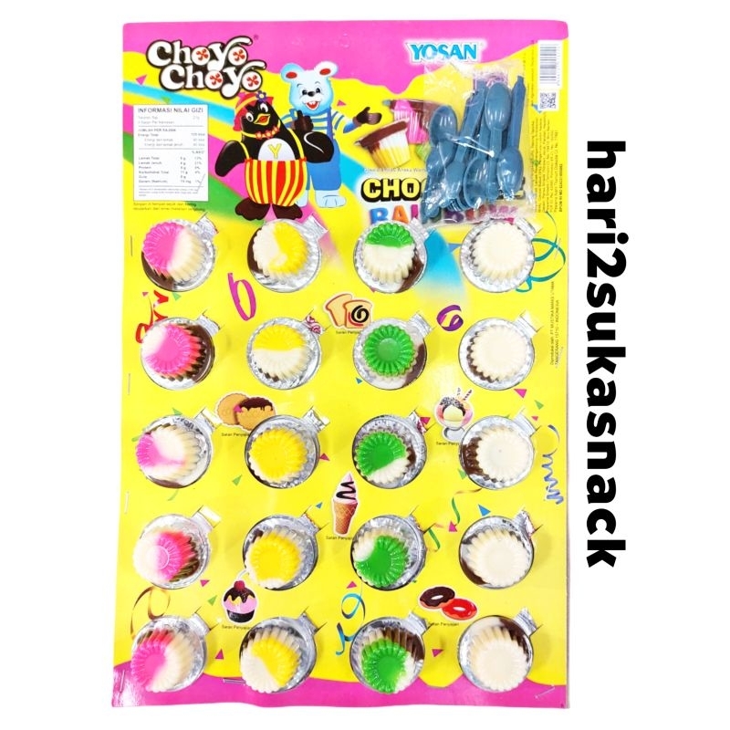 Jual Cokelat Choyo Choyo Cup Rainbow Coklat Jadul Choyo Choyo Renceng ...
